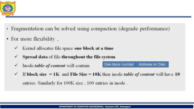 Unit 4 File Management System.ppt (File Services) | PPT