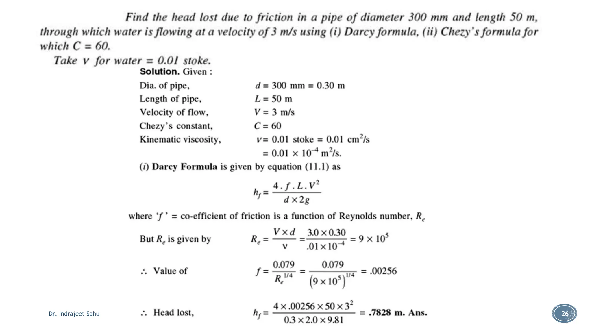 Flow Through Pipe: the analysis of fluid flow within pipes | PPTX