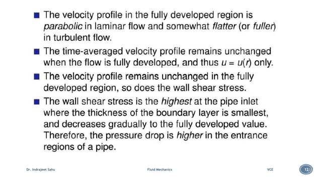 Flow Through Pipe: the analysis of fluid flow within pipes | PPTX