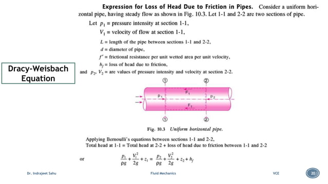 Flow Through Pipe: the analysis of fluid flow within pipes | PPTX