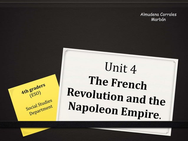 Unit 4 French Revolution and Napoleon Empire | PPT