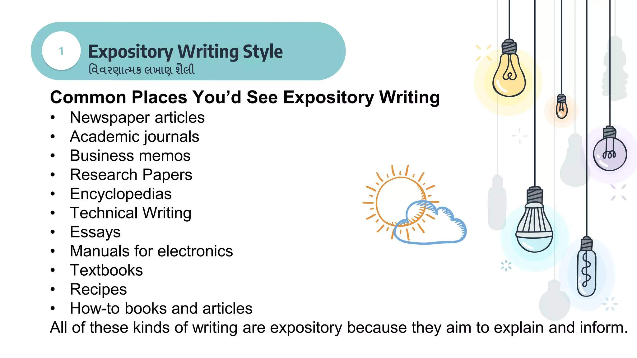 types of writing | PDF