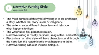 types of writing | PDF