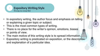 types of writing | PDF