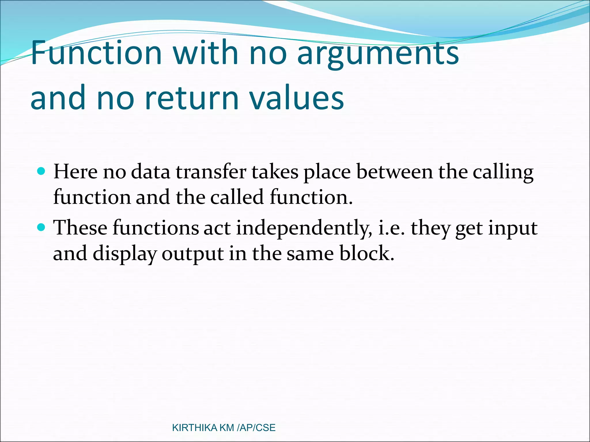 Unit 4 functions and pointers | PPT