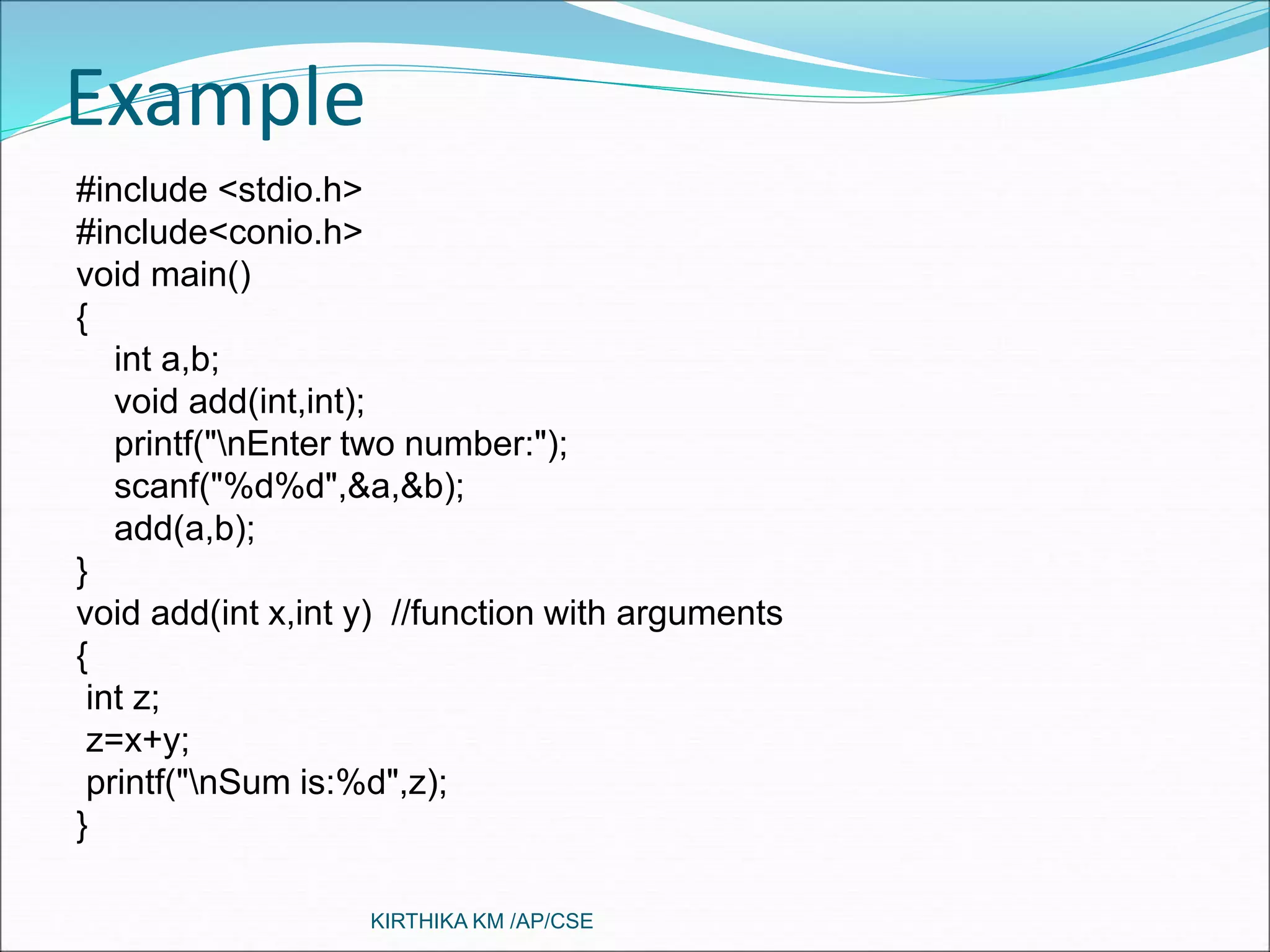 Unit 4 functions and pointers | PPT
