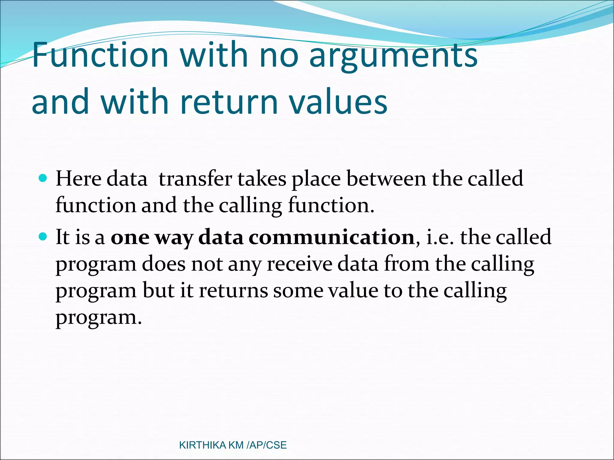 Unit 4 functions and pointers | PPT