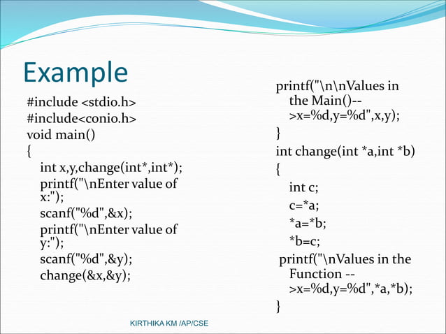 Unit 4 functions and pointers | PPT