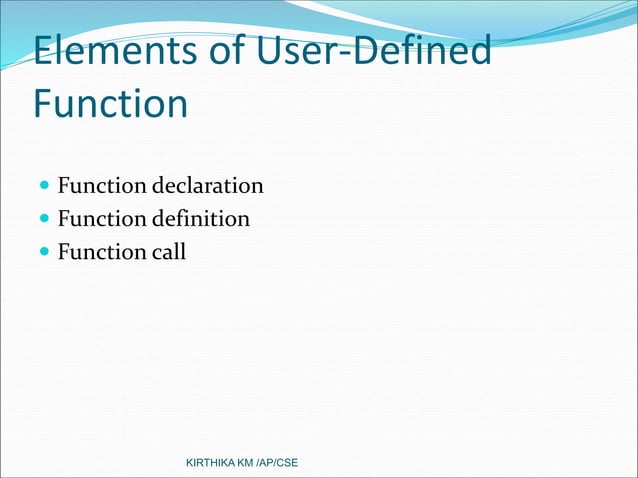 Unit 4 functions and pointers | PPT