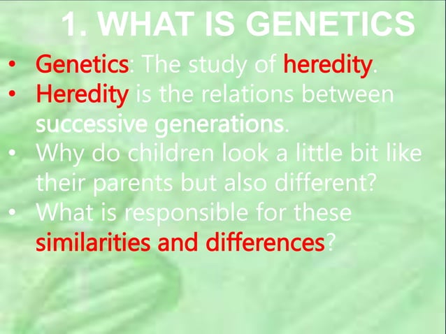 UNIT 4 GENETICS AND INHERITANCE (2).pptx