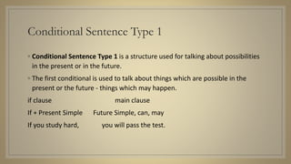Grammar - Conditional Sentences | PPTX
