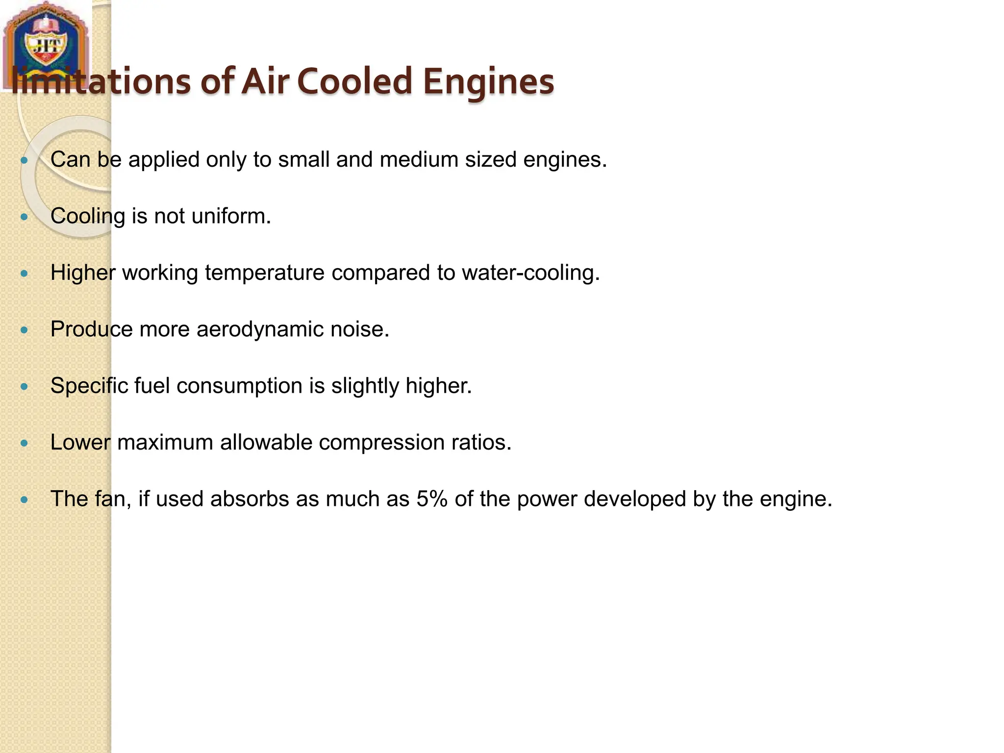 IC Engines lubrication & cooling methods | PPTX