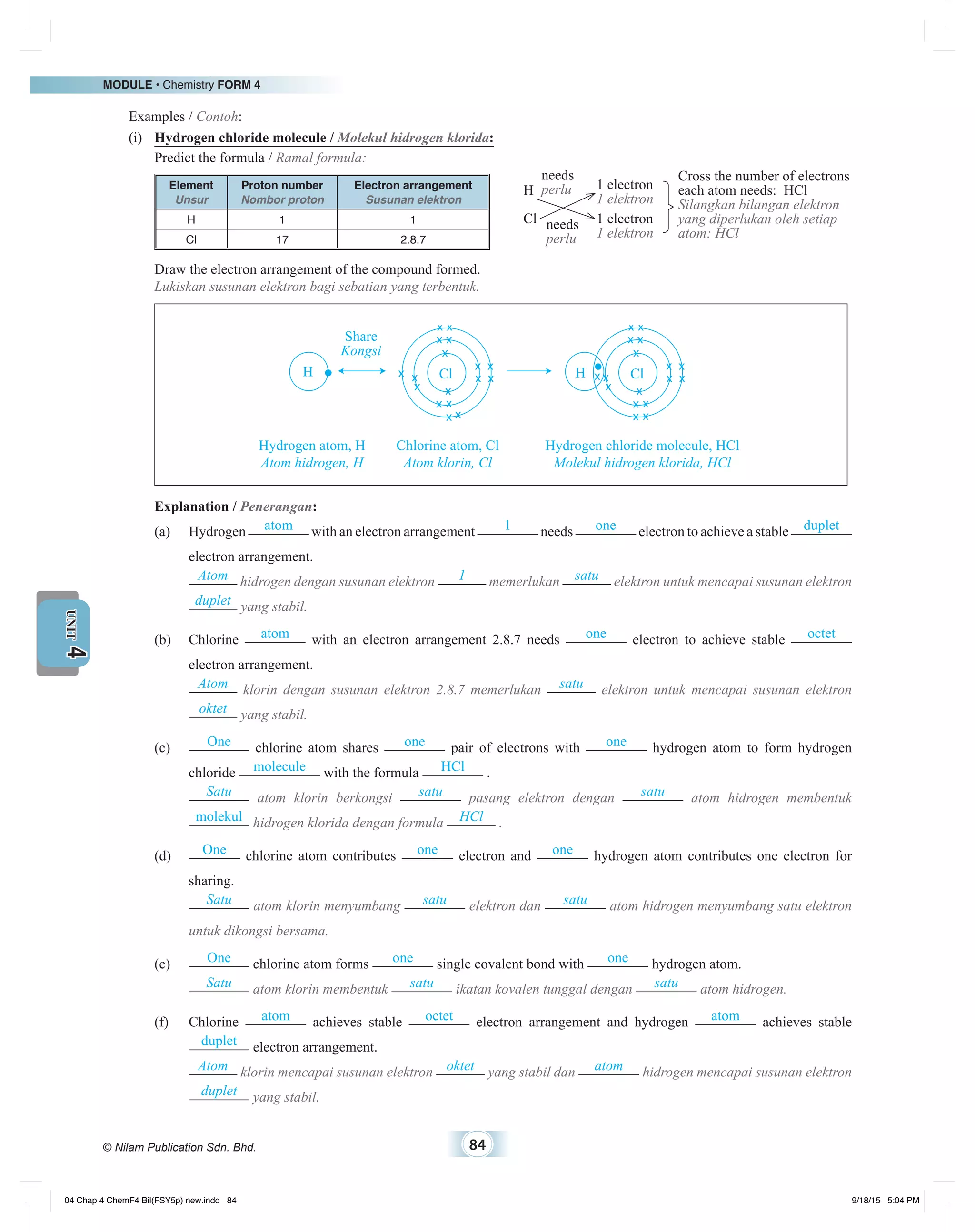 Unit 4 ikatan kimia | PDF