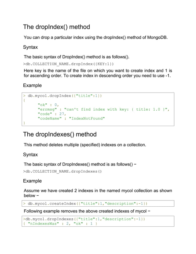 unit 4,Indexes in database.docx