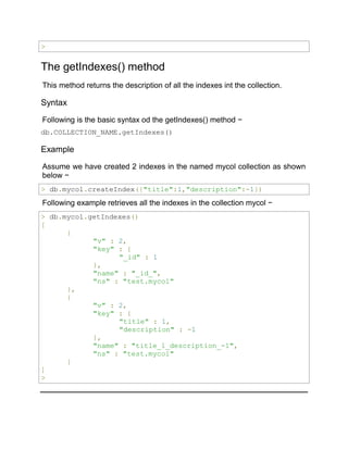 unit 4,Indexes in database.docx