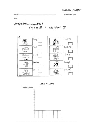 Unit 4 ing form | PDF