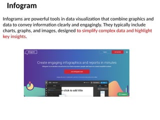 Role of Infogram, power bi and google charts | PPT
