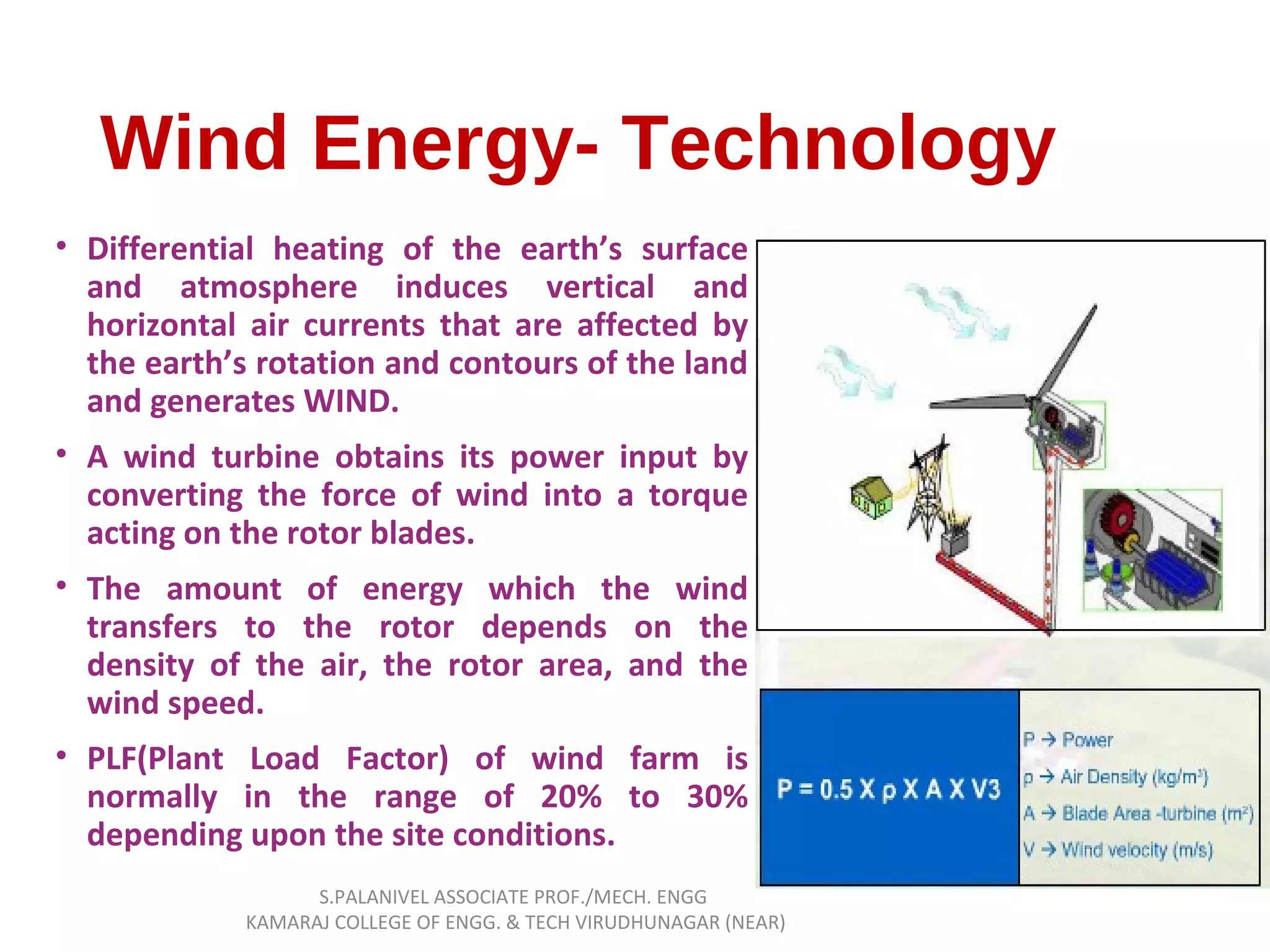 Unit4 introduction to various renewable energy sources 0916 | PPT