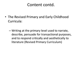 Unit 4 intro to writing | PPTX