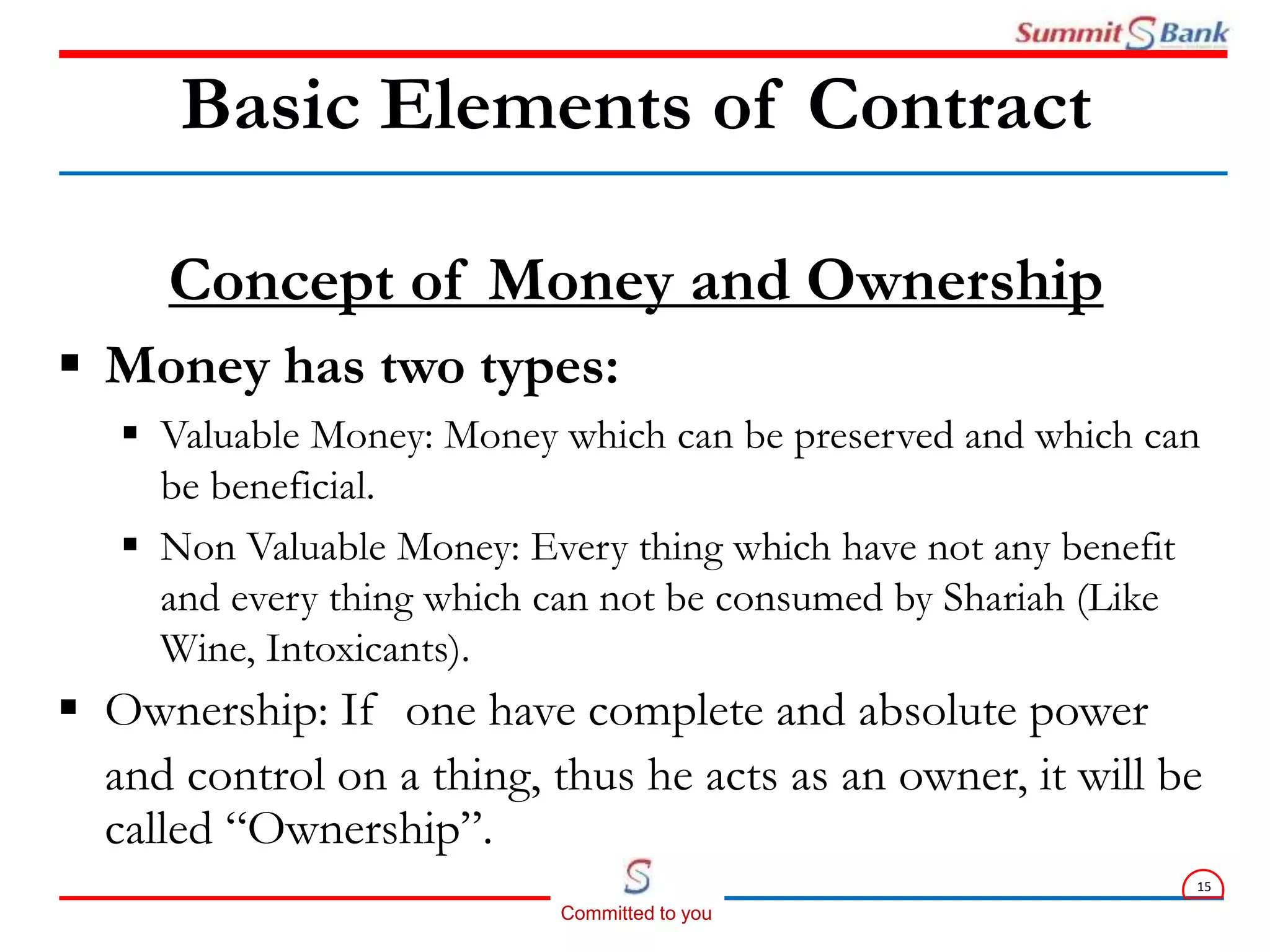 Unit 4 (islamic law of contract) | PPTX