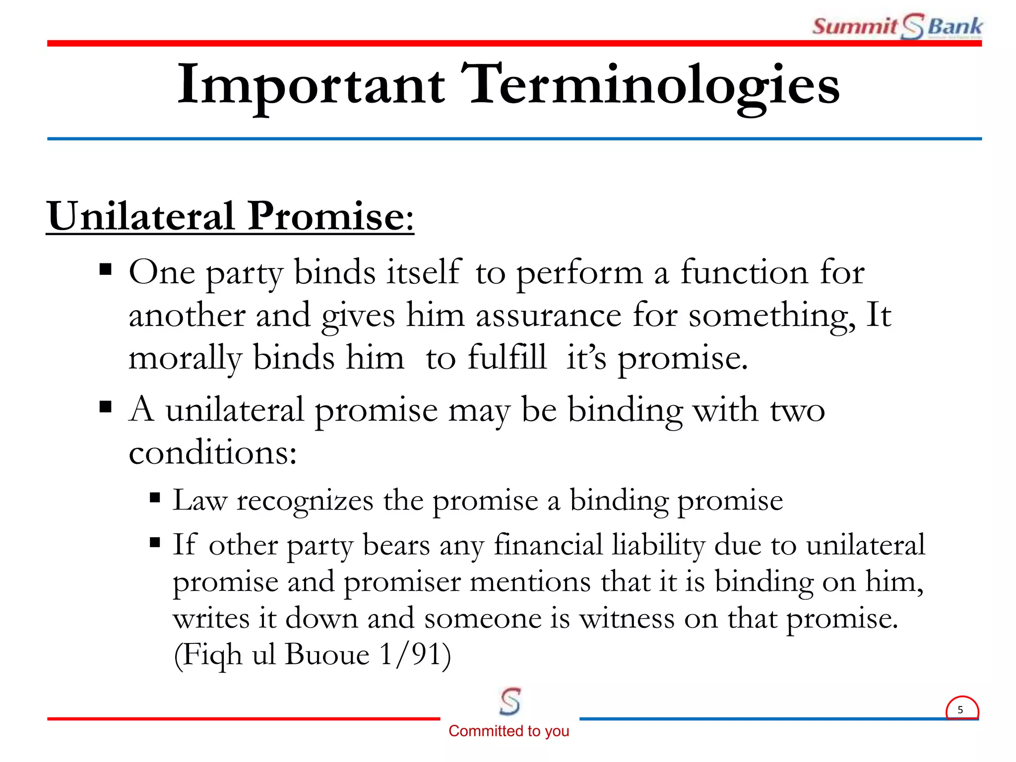 Unit 4 (islamic law of contract) | PPTX
