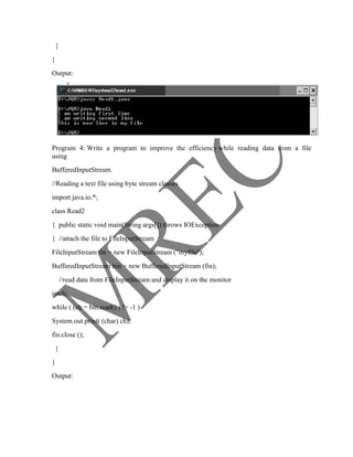 Unit4 java | DOCX | Programming Languages | Computing