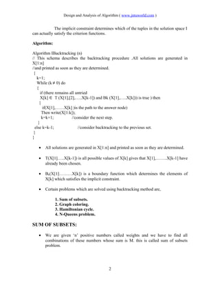 algorithm Unit 4 | DOC