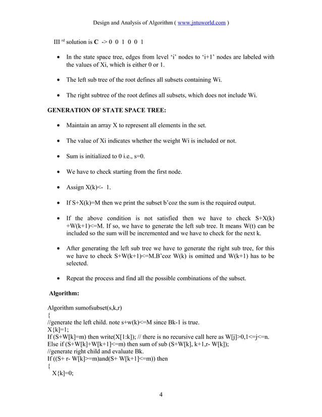 algorithm Unit 4 | PDF