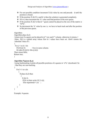 algorithm Unit 4 | DOC