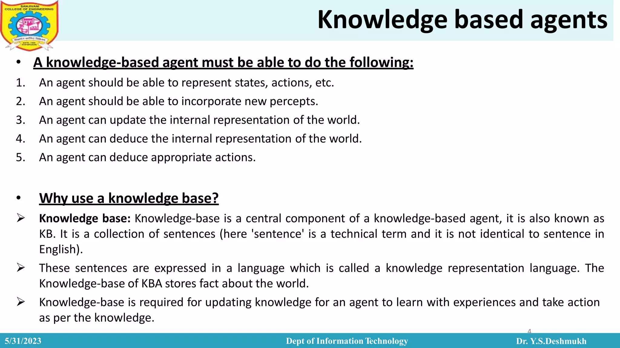 Unit 4 Knowledge Representation.pptx