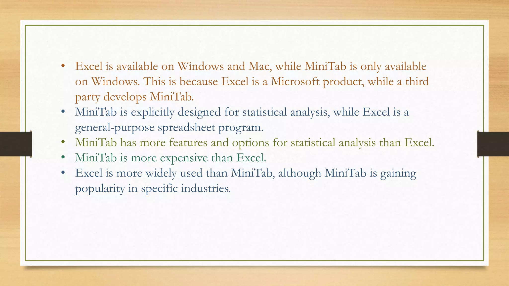 Application Of Excel And Spss Software For Statistical Analysis Biostatistics And Research