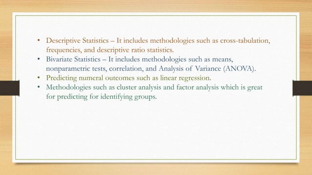 Application of Excel and SPSS software for statistical analysis- Biostatistics and Research ...