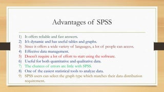 Application of Excel and SPSS software for statistical analysis ...