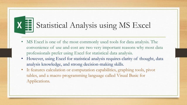 Application of Excel and SPSS software for statistical analysis ...