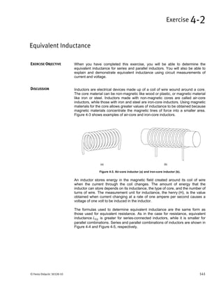 Power Circuits and Transformers-Unit 4 Labvolt Student Manual | PDF