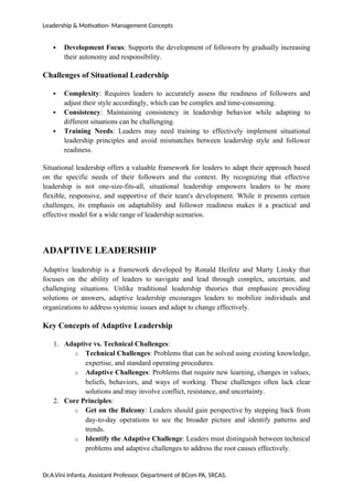 LEADERSHIP THEORY AND MOTIVATION THEORY. | DOCX