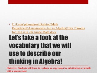 Unit 4 lesson 2 | PPTX | Education