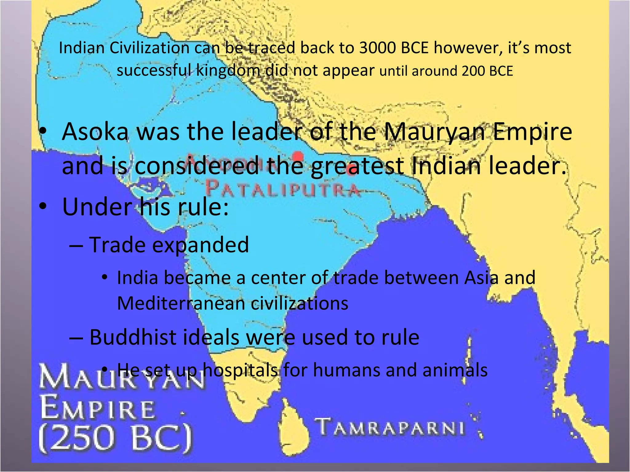 Unit 4 lesson 2 india history of a civilization | PPT