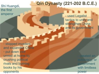 Unit 4 lesson 3 power point ancient china 1 | PPT
