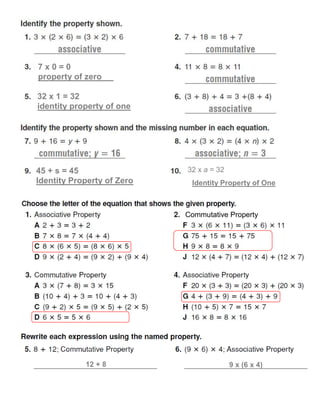 Unit 4 lesson 4 properties | DOCX