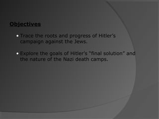 Unit 4 lesson 5 the holocaust | PPT