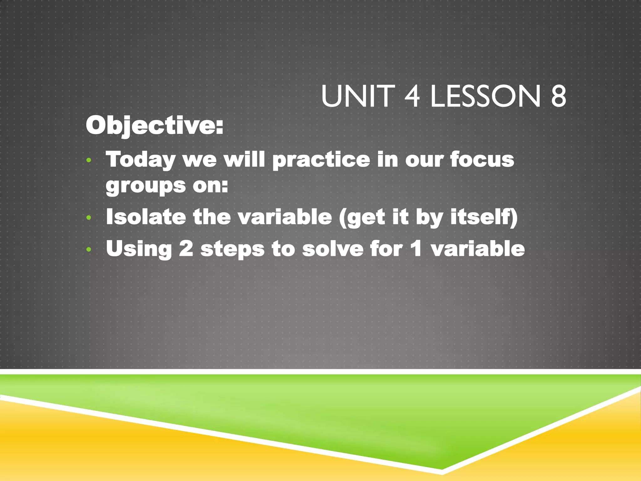 Unit 4 lesson 8 | PPTX