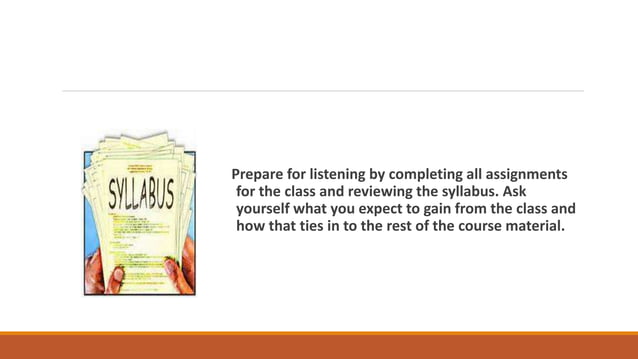 Unit 4 listening, notetaking, and remembering | PPTX