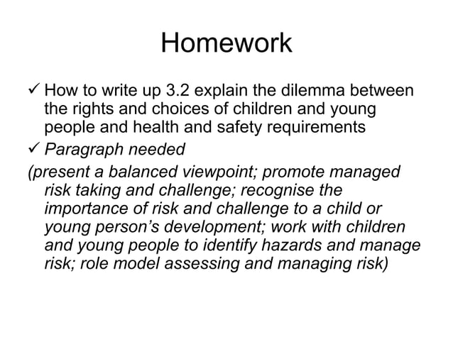 Support children and young people to assess and manage risk | PPTX ...