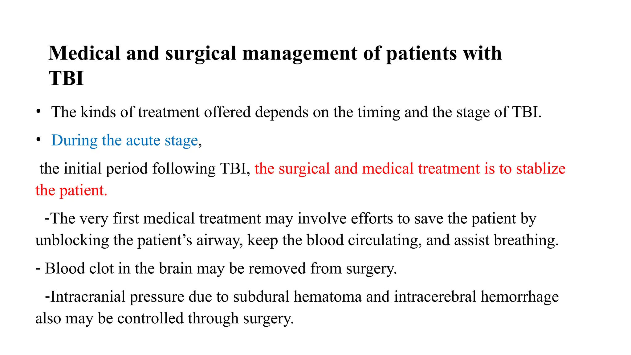 Management of TBI for slps and caregivers | PPTX