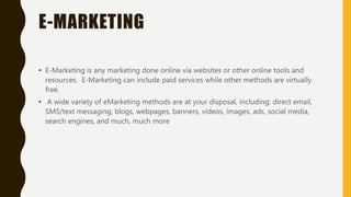 Unit 4 marketing management | PPTX