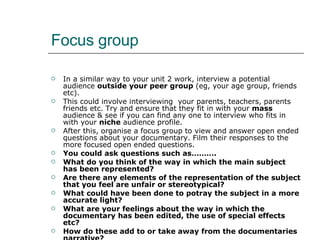 Unit 4 Marketing Your Documentary | PPT