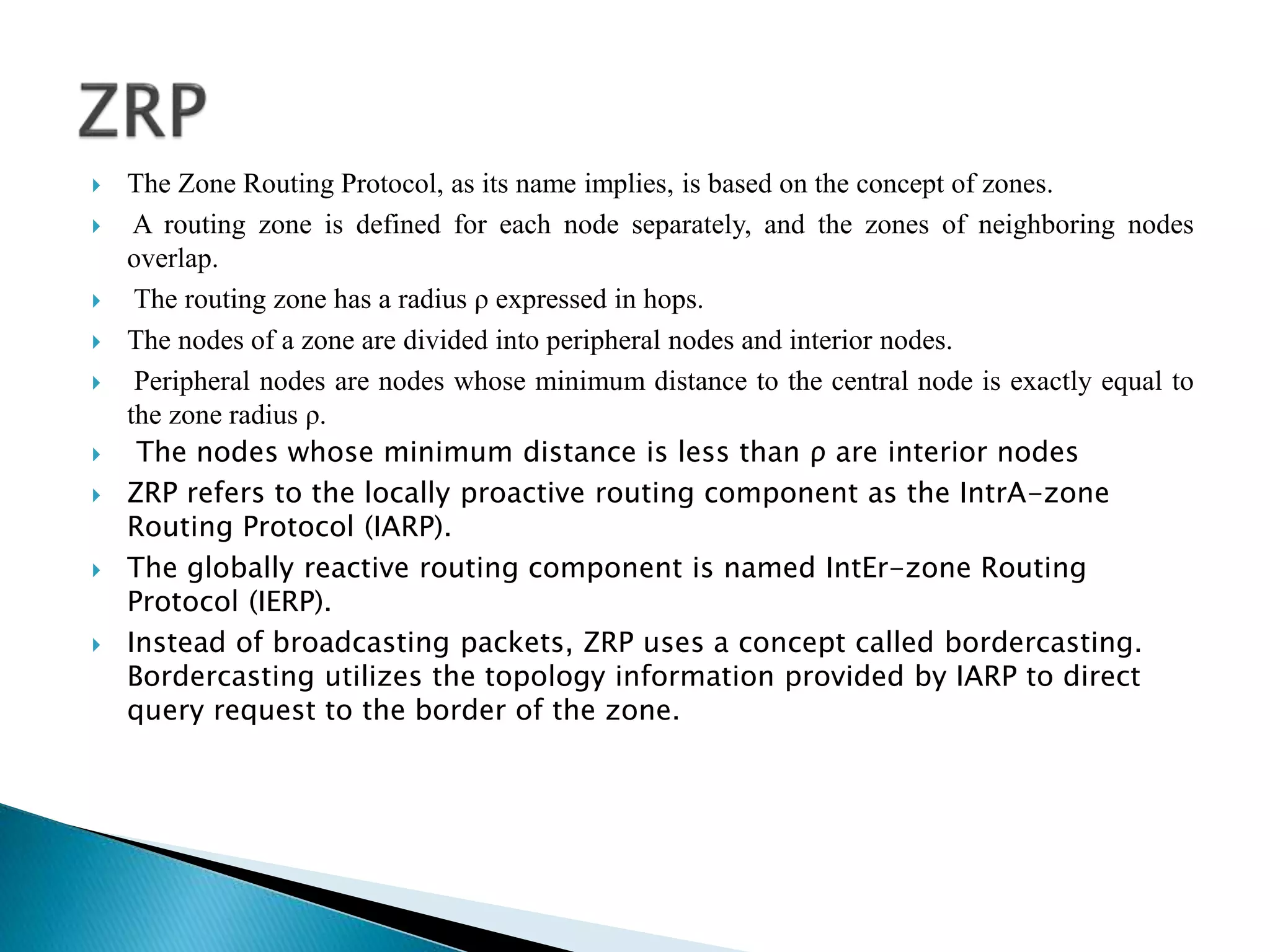 Mobile Ipdhcpadhoc Routing Protocols Ppt Computer Networking