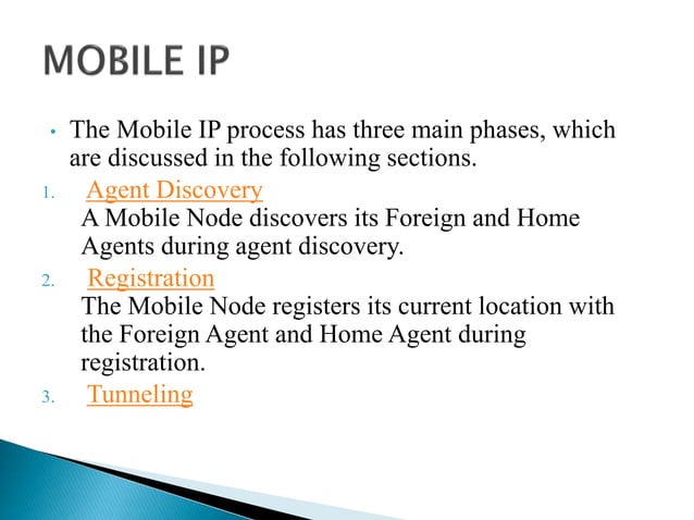 MOBILE IP,DHCP,ADHOC ROUTING PROTOCOLS | PPT