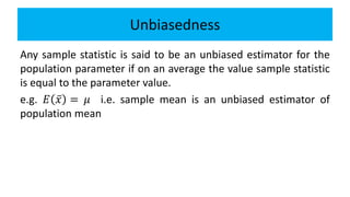 Statistical inference: Estimation | PPTX